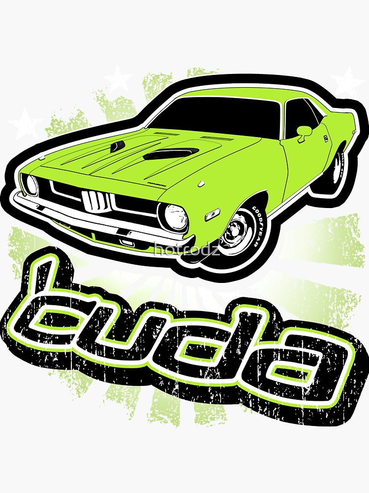 "'CUDA sublime" Sticker for Sale by hotrodz | Redbubble
