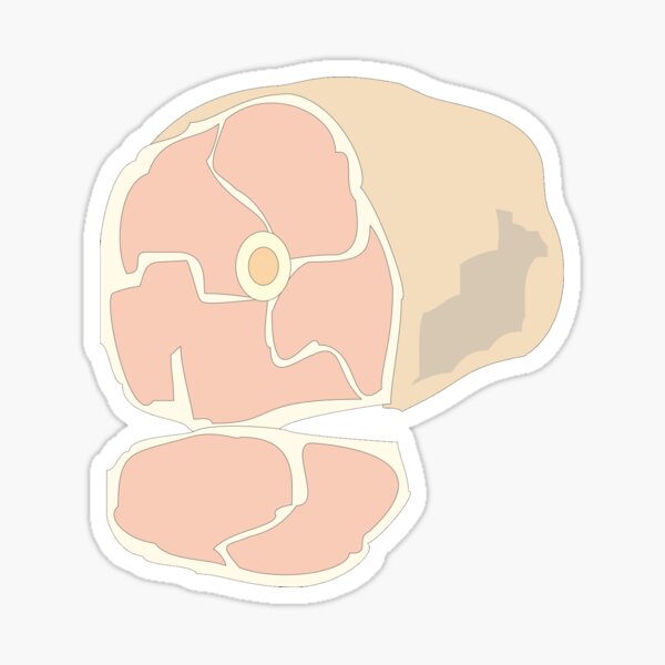 "Ham" Sticker by Judge-Hatchet | Redbubble