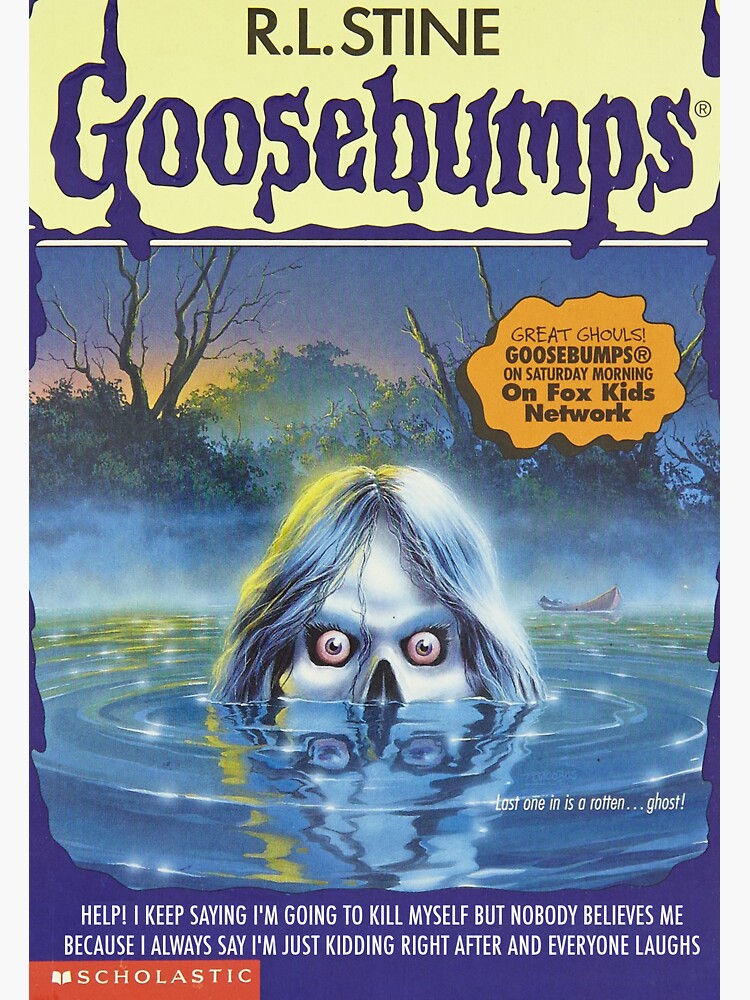"Goosebumps Cover" Sticker for Sale by podaboutlist | Redbubble