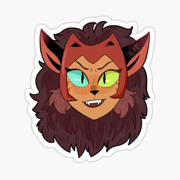 "Catra" Sticker for Sale by Demistararts | Redbubble