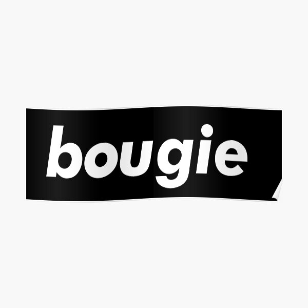 "Bougie Someone From A Higher Class Words Millennials Use " Poster for ...