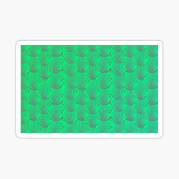 "Mystical Teal Mermaid Scales" Sticker by kritwanblue | Redbubble