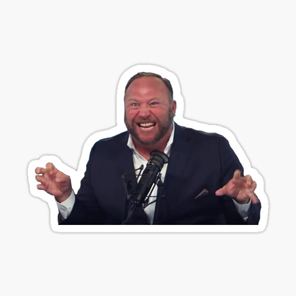 Alex Jones Funny Stickers | Redbubble