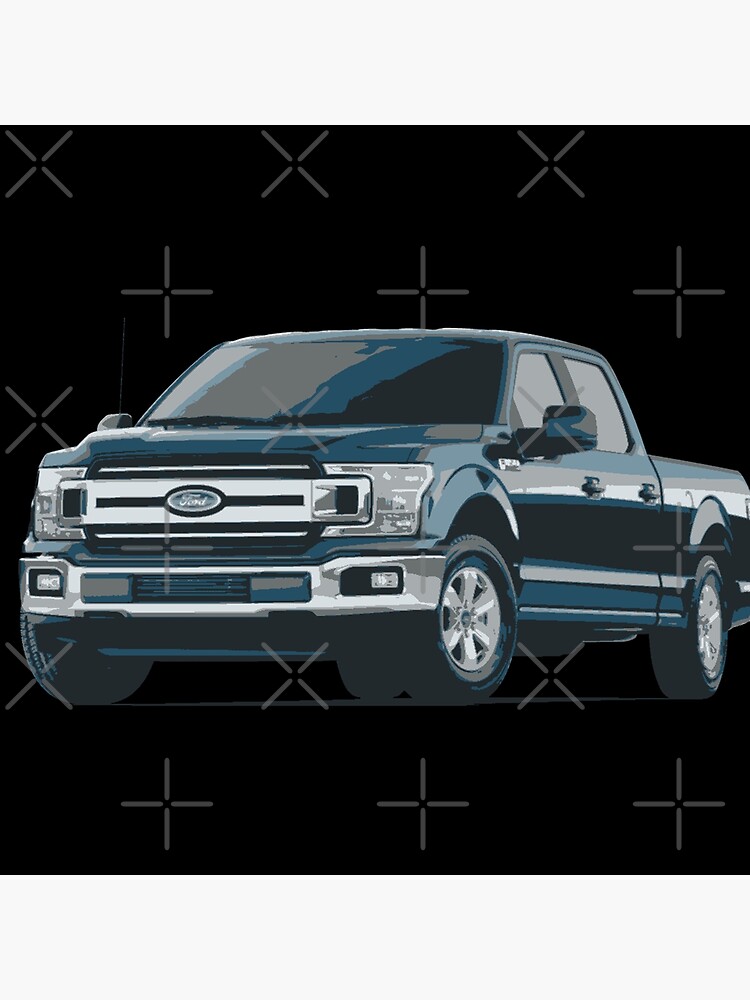 "Cartoon - Ford F-150" Art Print by Adrien33 | Redbubble