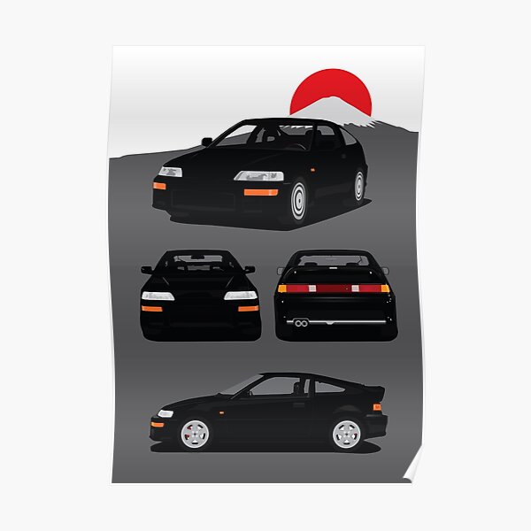 "CRX EE8" Poster by Zengine | Redbubble