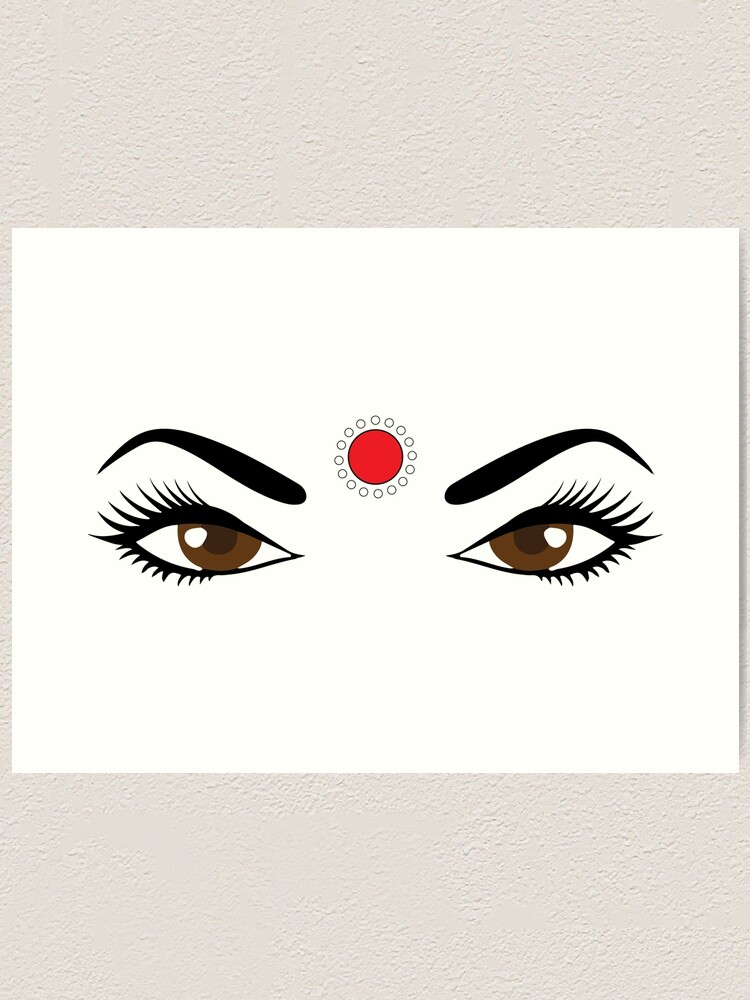 "Bindi or Bindhi Indian Desi Girl" Art Print for Sale by alltheprints ...