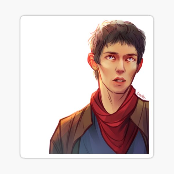 "Merlin" Sticker for Sale by barbsart | Redbubble