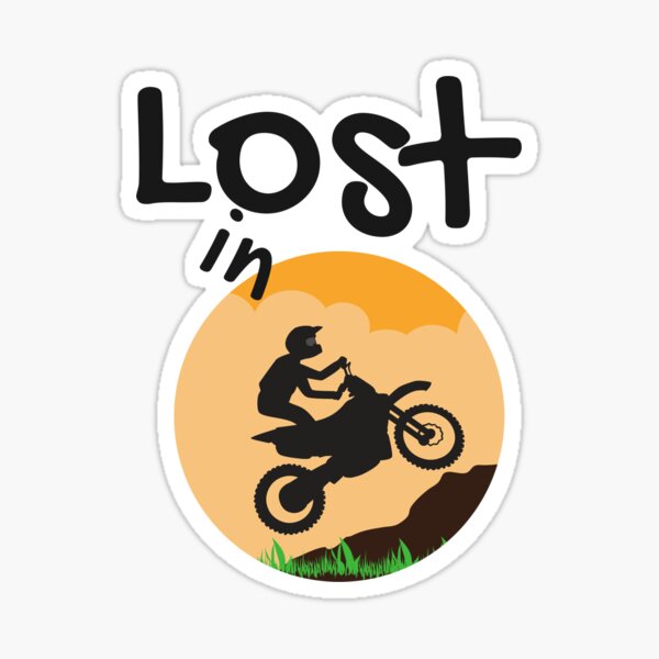 "Motocross! Cool funny sayings t-shirt design" Sticker for Sale by ...