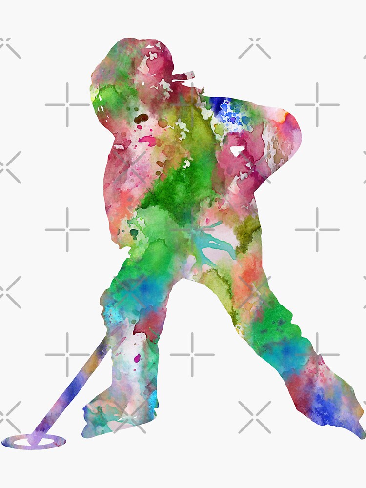 "Ringette player, ringette, " Sticker for Sale by Rosaliartbook | Redbubble