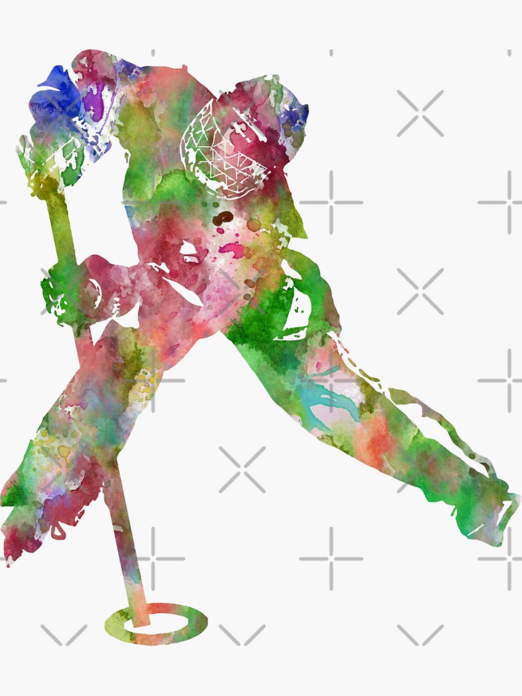 "Ringette player, ringette," Sticker for Sale by Rosaliartbook | Redbubble