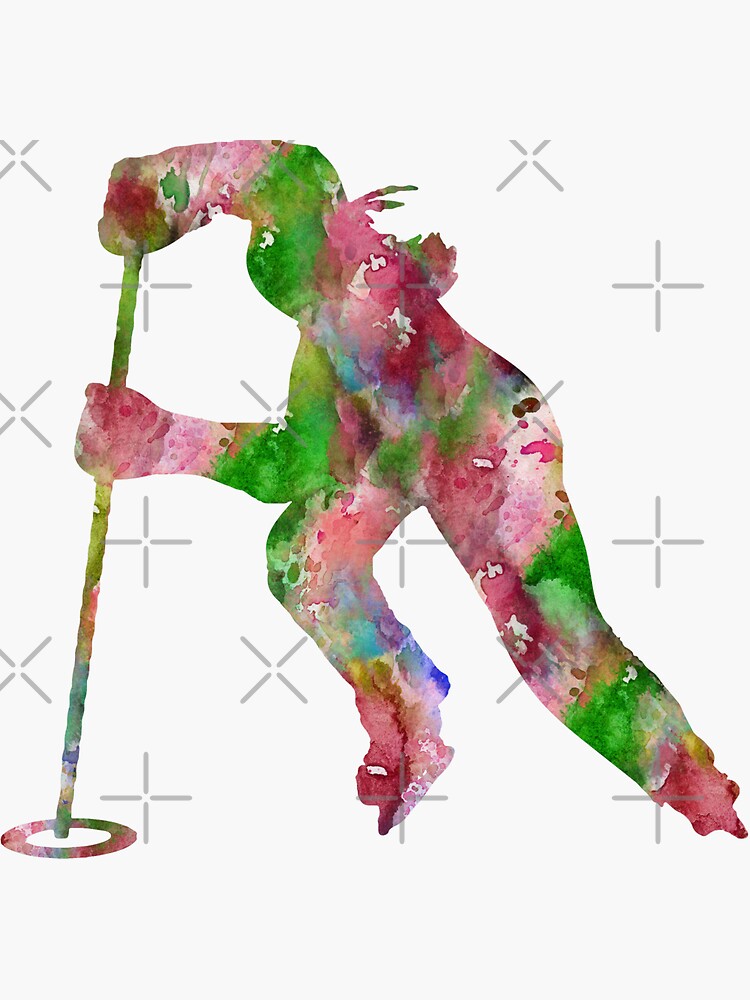 "Ringette player, ringette" Sticker for Sale by Rosaliartbook | Redbubble