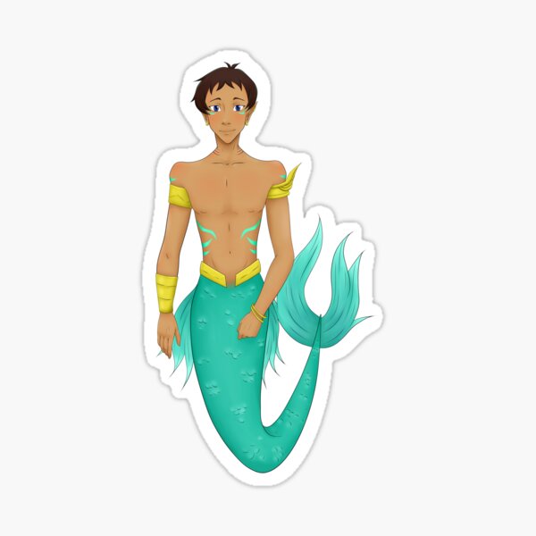 "Merman Lance" Sticker for Sale by Serina67 | Redbubble