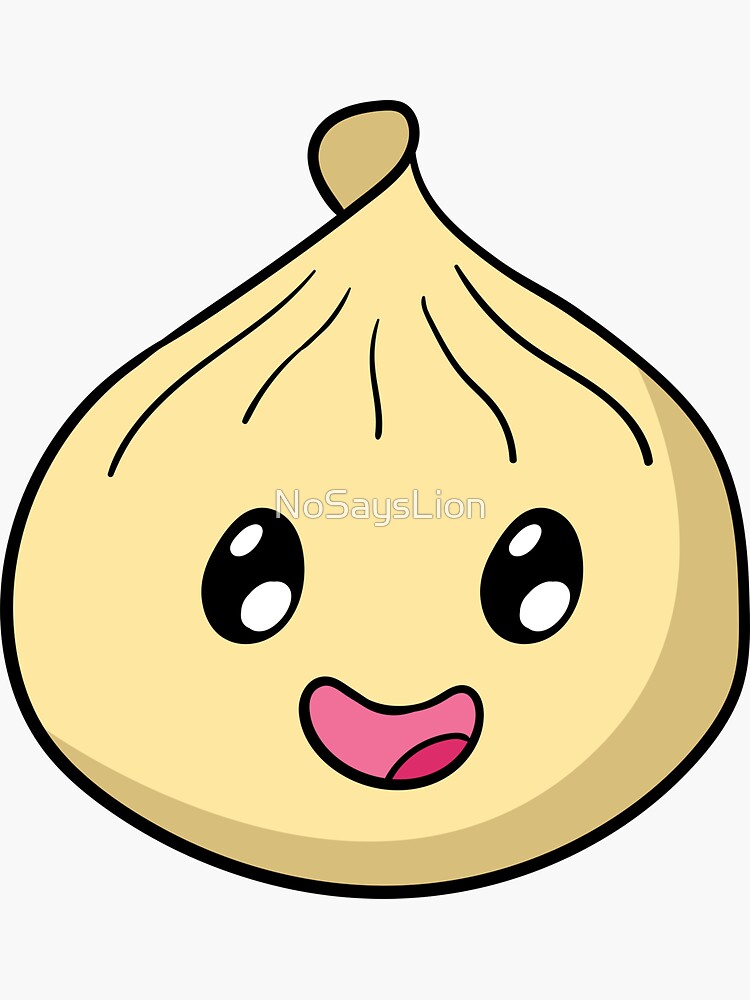 Cute Dumpling Sticker For Sale By Nosayslion Redbubble