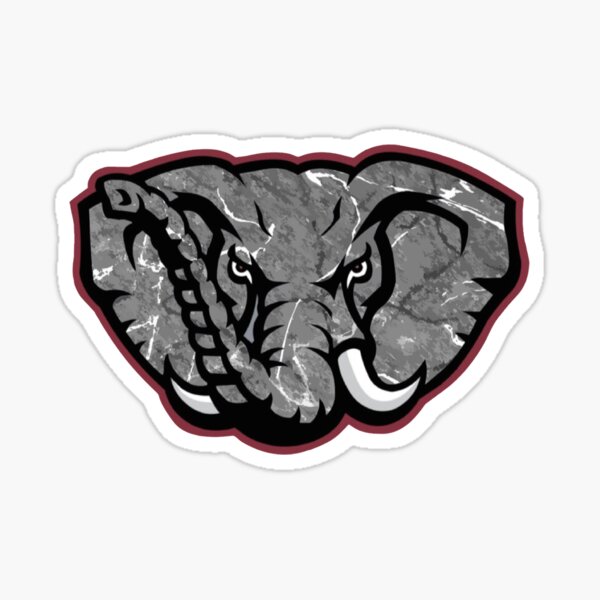 "Marble Bama Elephant" Sticker by csachs | Redbubble