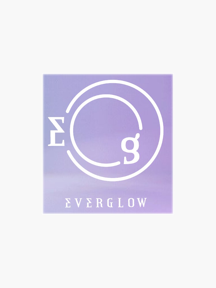 "EVERGLOW Logo 2" Sticker for Sale by revsoulx3 | Redbubble