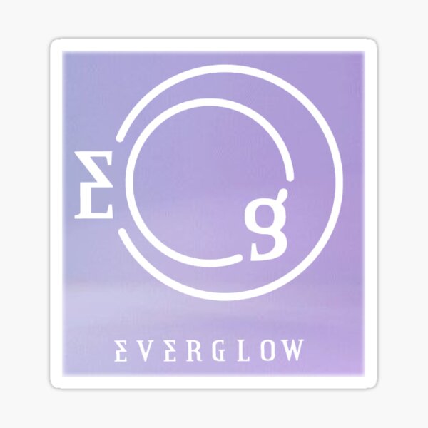 "EVERGLOW Logo 2" Sticker for Sale by revsoulx3 | Redbubble