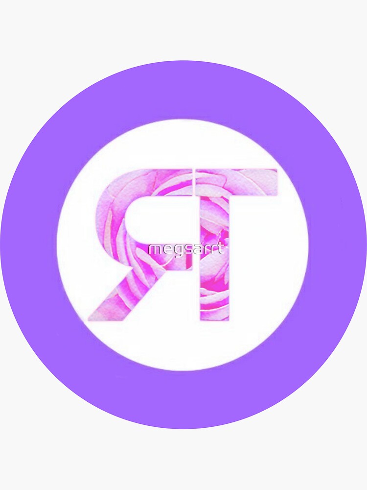 "Roadtriptv purple logo" Sticker for Sale by megsarrt | Redbubble