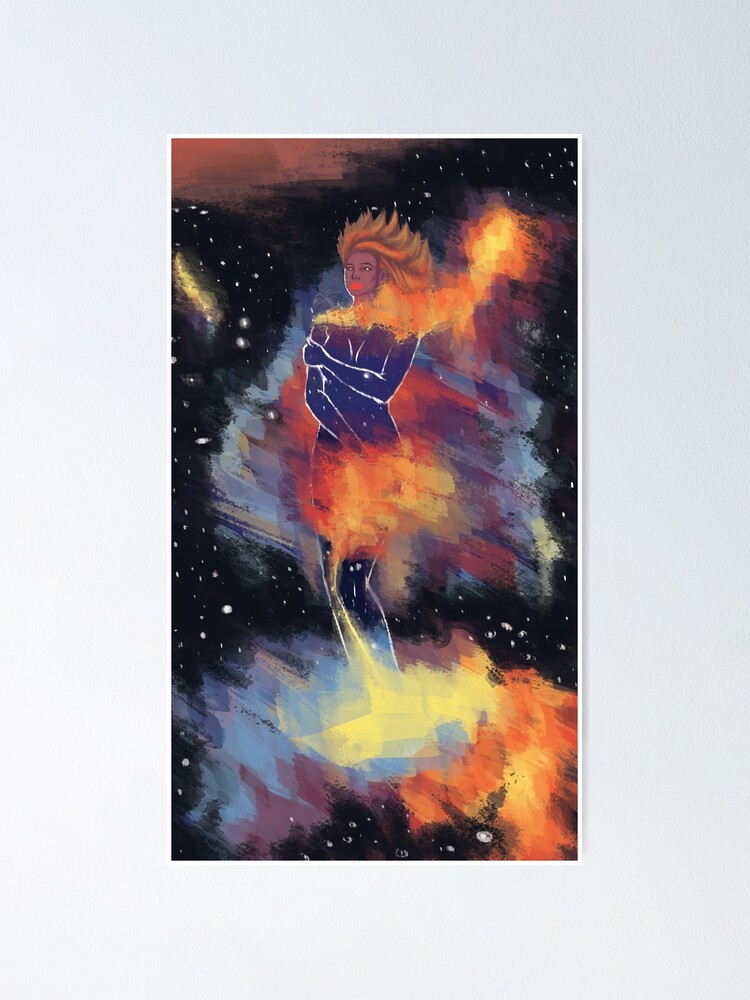 "space deity" Poster by breens | Redbubble