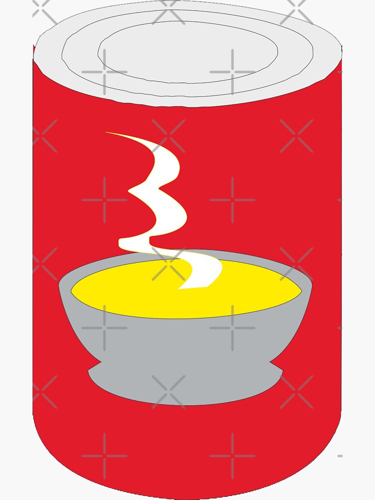 "Soup can" Sticker by Judge-Hatchet | Redbubble