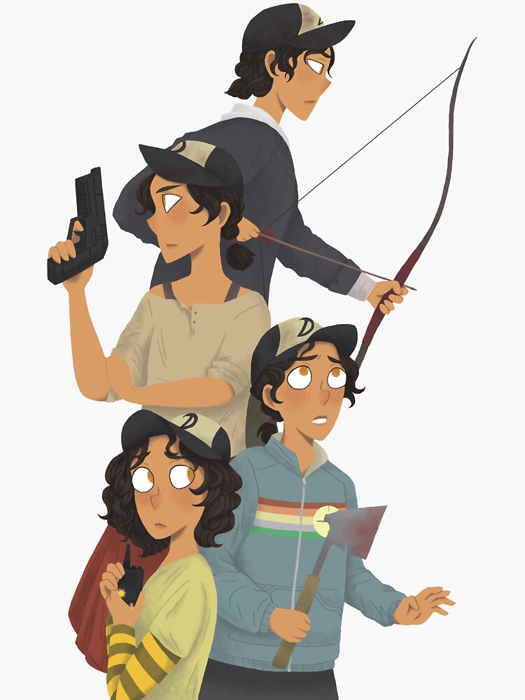 "TWDG - Clementine" Sticker by Rezeren | Redbubble