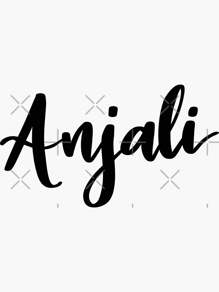 "Anjali " Sticker for Sale by ellietography | Redbubble