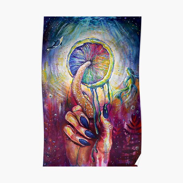 "Oshan" Poster by MAD-DI | Redbubble