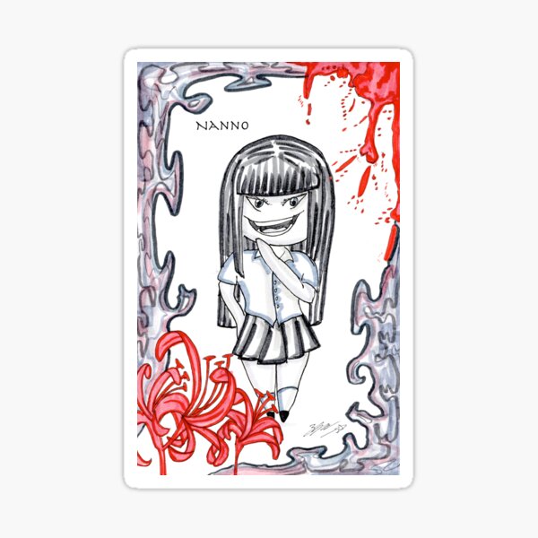 "Nanno - Blood" Sticker for Sale by LetZoeSpoilYou | Redbubble
