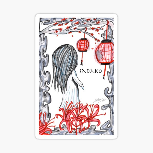 "Sadako - Lantern" Sticker for Sale by LetZoeSpoilYou | Redbubble