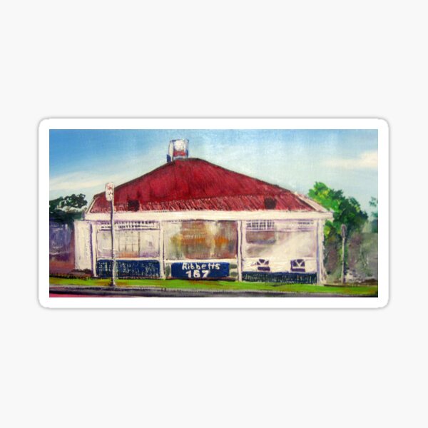 "Iconic Ribbetts Restaurant, Dutton park, Brisbane Qld " Sticker for ...