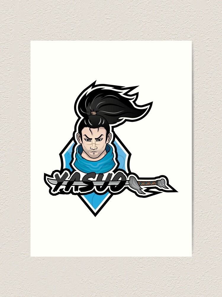 "yasuo league of legends logo" Art Print by Mtkech | Redbubble