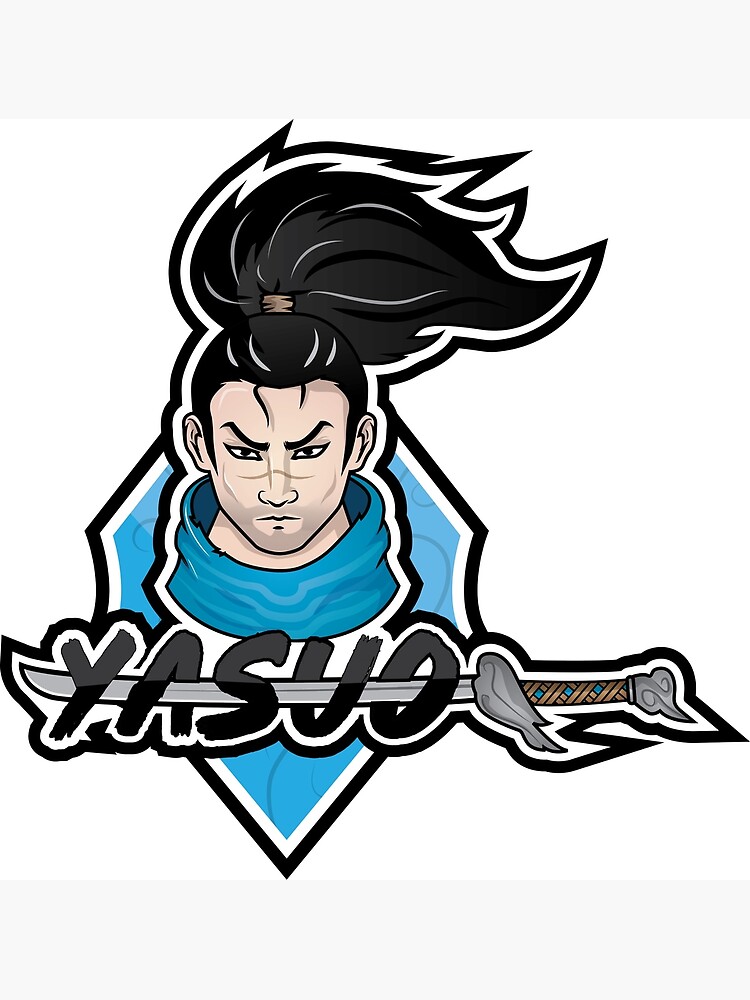 "yasuo league of legends logo" Poster by Mtkech | Redbubble