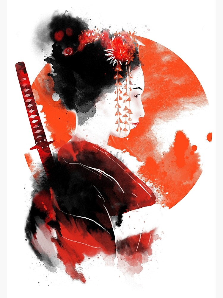 "Lady assassin" Poster for Sale by frederic levy-hadida | Redbubble