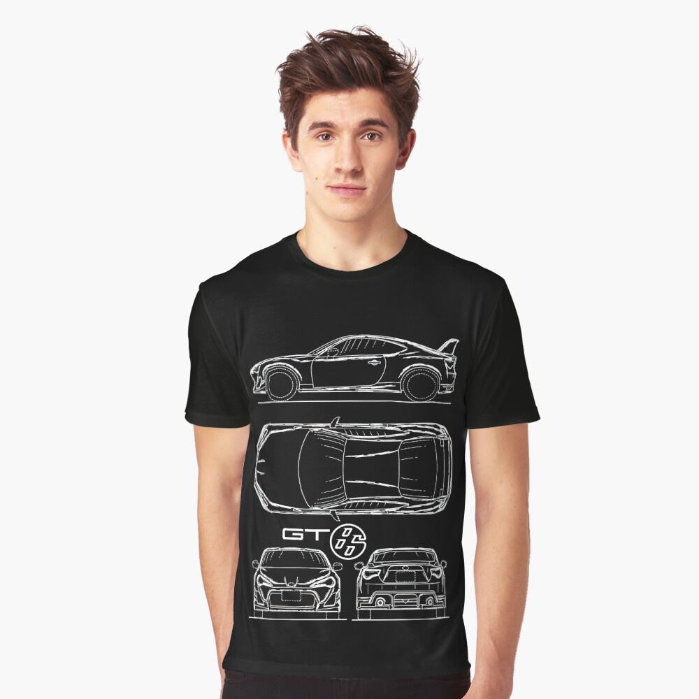 "The GT86 Blueprint" Canvas Print for Sale by rogue-design | Redbubble