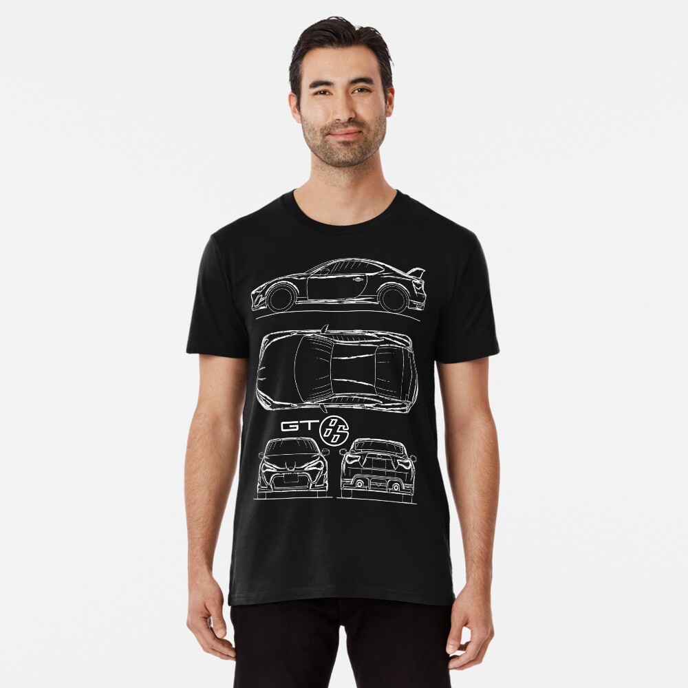 "The GT86 Blueprint" Canvas Print for Sale by rogue-design | Redbubble