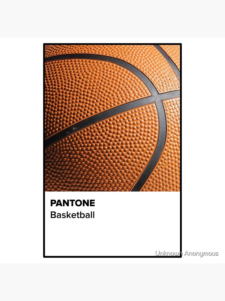 "PANTONE Basketball" Poster by aBenjiii | Redbubble