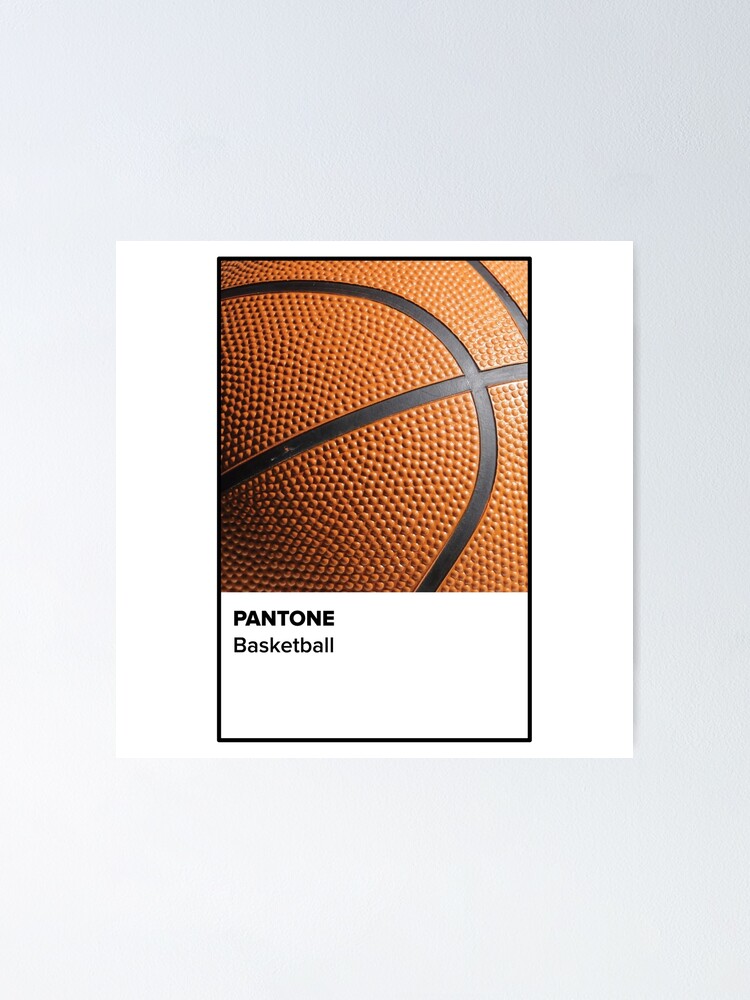 "PANTONE Basketball" Poster by aBenjiii | Redbubble