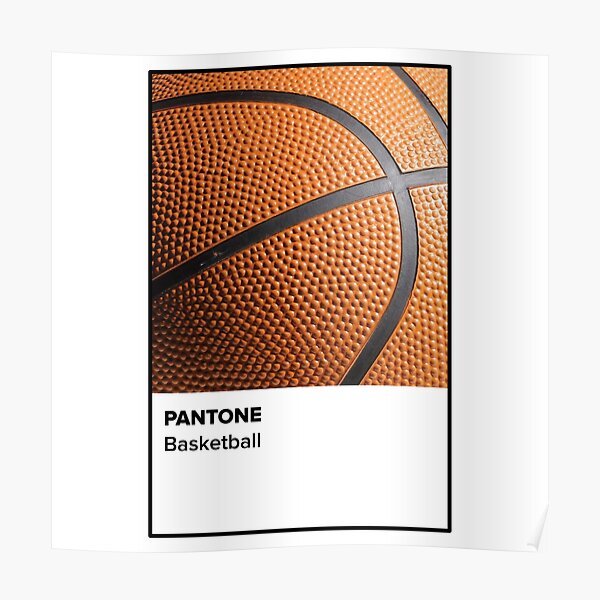 "PANTONE Basketball" Poster by aBenjiii | Redbubble