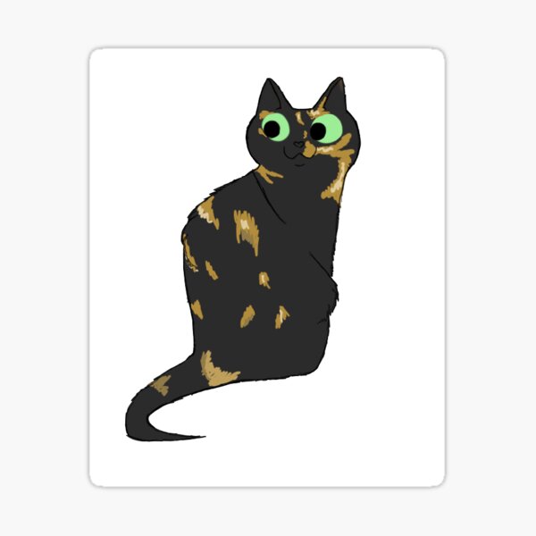 Tortoiseshell Cats Stickers | Redbubble