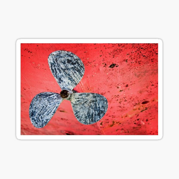 "Screw propeller" Sticker for Sale by Delphimages-Art | Redbubble