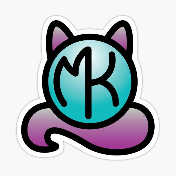 "MockingKat Official Logo" Sticker for Sale by MockingKat | Redbubble