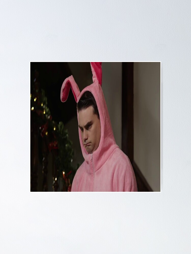 "sad bunny Ben Shapiro" Poster for Sale by JackWTimney | Redbubble