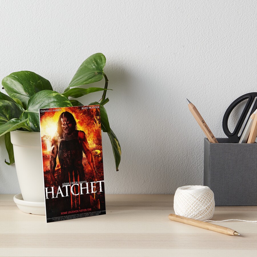 "Victor Crowley, Hatchet 3 Movie Poster" Art Board Print by rollthemall ...