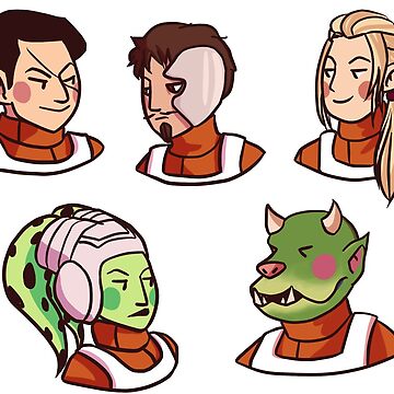 "Wraith Squadron" Sticker for Sale by Night-Valien | Redbubble