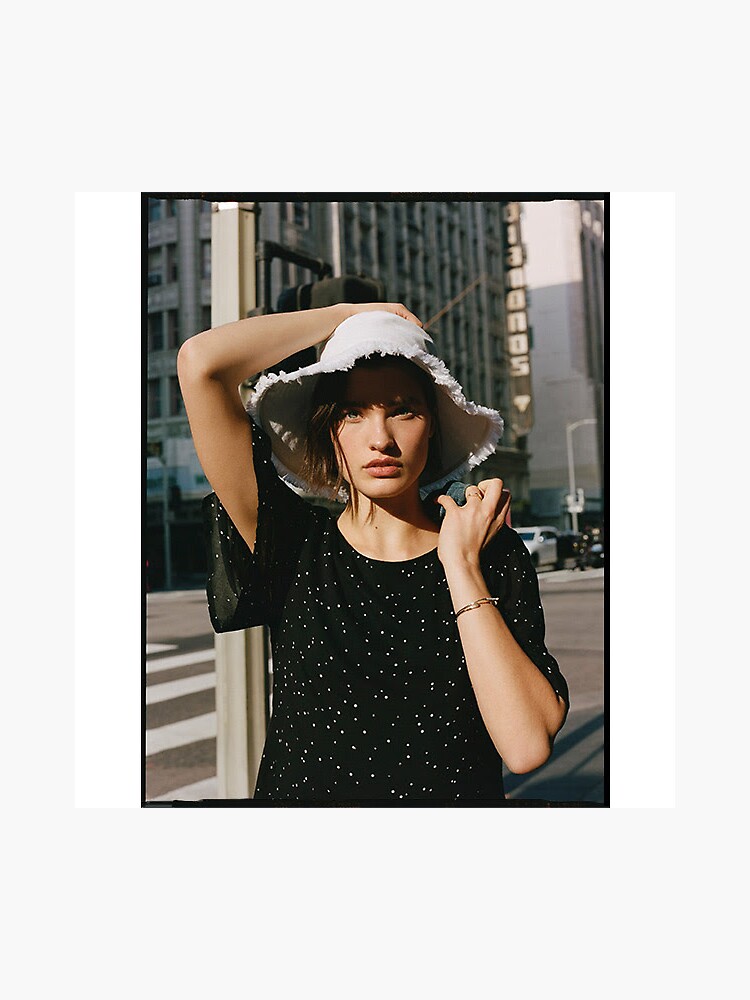 "Interesting Model Sticker" Sticker for Sale by olivviagrace | Redbubble