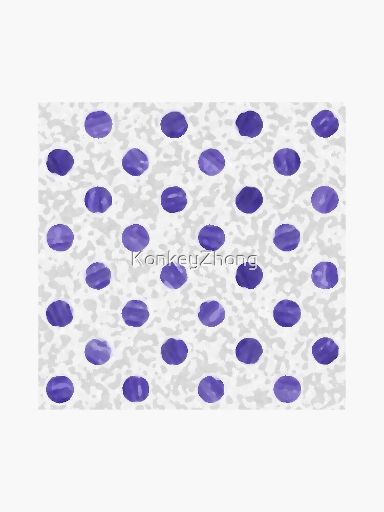 "Polka Dot Scribble Purple (Vintage)" Sticker for Sale by KonkeyZhong ...