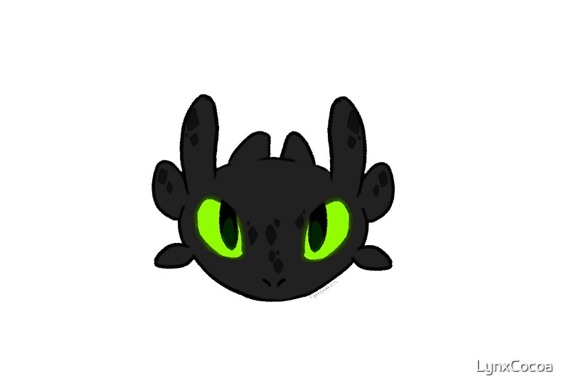 "Toothless Headshot" by LynxCocoa | Redbubble