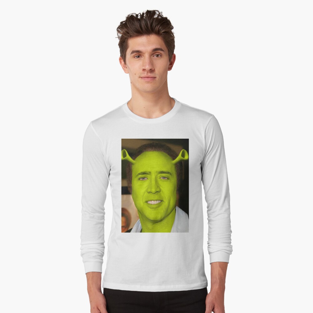 "Nicolas Cage as Shrek" A-Line Dress for Sale by David Buhr | Redbubble