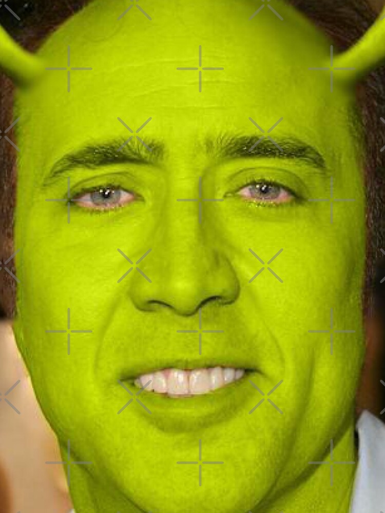 "Nicolas Cage as Shrek" A-Line Dress for Sale by David Buhr | Redbubble