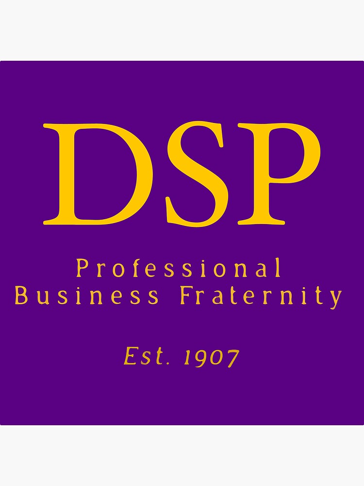 "DSP Professional Business Fraternity " Sticker for Sale by Jloda ...