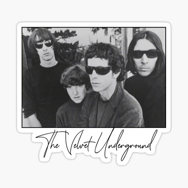 "The Velvet Underground" Sticker for Sale by KingSwaidner | Redbubble